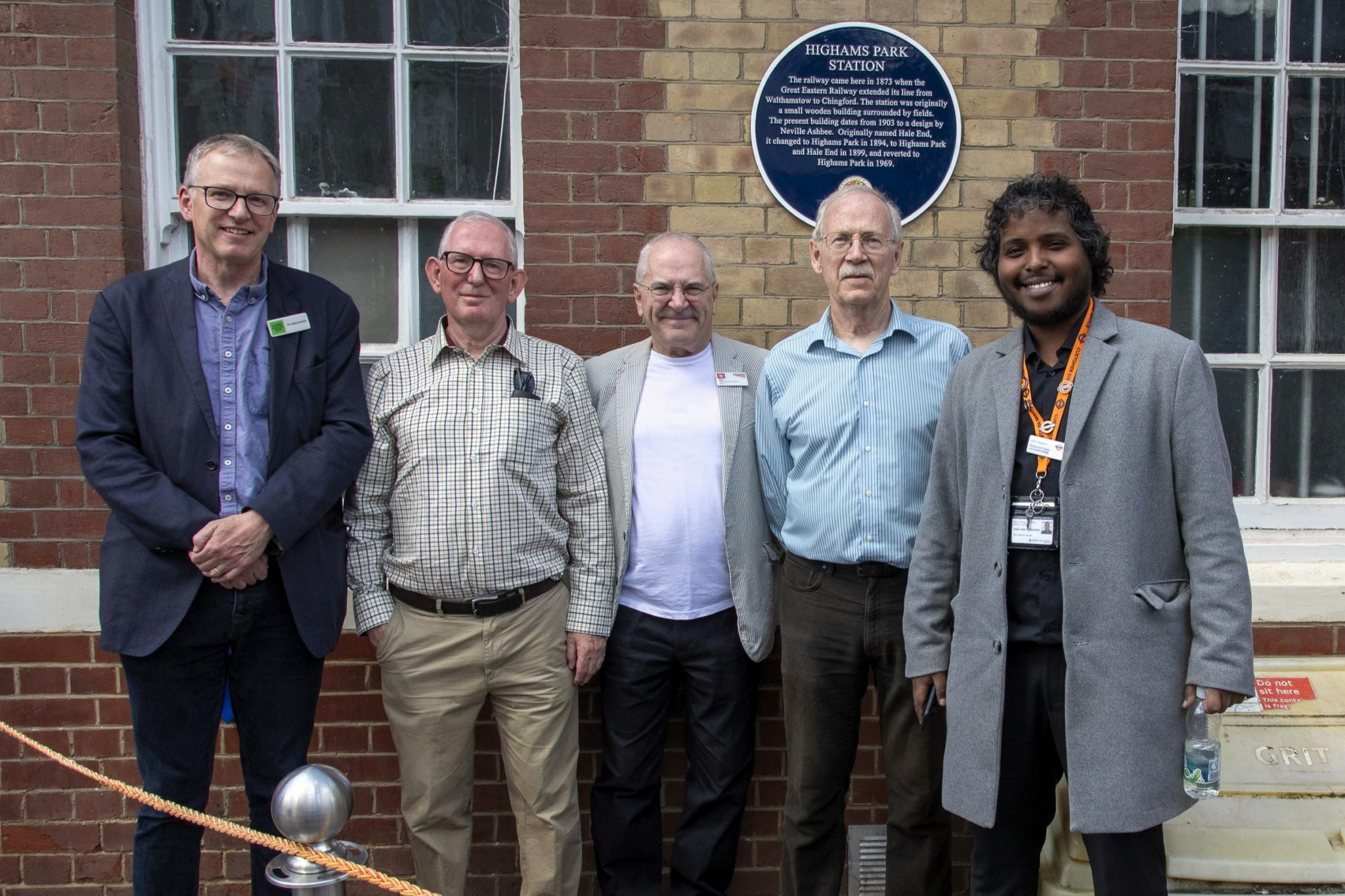 Plaque unveiled at Highams Park station to mark station’s rich history ...